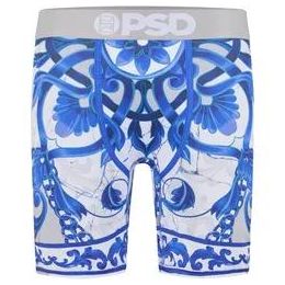 Boxershorts PSD "PSD BLUE GRANITE MM", Herren, Gr. XL, 1 Stk., multi color, 88% Polyester, 12% Elasthan, Unterhosen