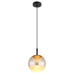 Globo LIGHTING H&auml;ngeleuchte "SEVERIN", schwarz matt, &Oslash; 25cm H: 130cm, 1 Stk., Leuchten, H&auml;ngelampe Esszimmer-Leuchte Esstischleuchte Wohnzimmer, H&auml;ngeleuchte