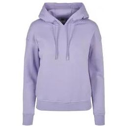 Kapuzenpullover Urban Classics "Urban Classics Damen Ladies Organic Hoody", Damen, Gr. XS, lavender, 100% Baumwolle, unifarben, normal, ohne Ausschnitt, Pullover Kapuzenpullover