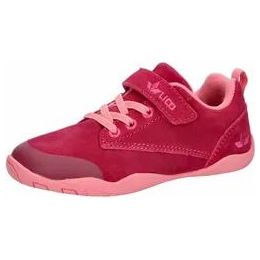 Barfu&szlig;schuh Lico "Barfu&szlig;schuh Praslin", Kinder, Gr. 33, rosa, Veloursleder, Schuhe Barfu&szlig;schuh