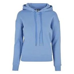 Kapuzenpullover Urban Classics "Urban Classics Damen Ladies Organic Hoody", Damen, Gr. S, horizonblau, 100% Baumwolle, unifarben, normal, ohne Ausschnitt, Pullover Kapuzenpullover