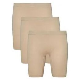 Panty Jockey "Panty Skimmies Slipshort 3er Pack", Damen, Gr. S, beige, Obermaterial: 85% Polyamid PA. 12% Elasthan EL. 3% Baumwolle CO., Unterhosen Panty