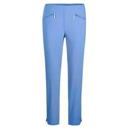 7/8-Hose GOLDNER "Kurzgr&ouml;&szlig;e Stretchhose LOUISA, dehnbar & mit Taschen", Damen, Gr. 24, K-Gr, blau (jeansblau), Obermaterial: 67% Baumwolle CO. 28% Polyamid PA. 5% Elasthan EL., normal, Hosen 7/8-Hose, Ohne