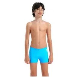 Badehose arena "B DYNAMO JR SHORT R", Jungen, Gr. 152 (146), N-Gr, turquoise, gelb star, Obermaterial: 80% Polyamid, 20% Elasthan, Badehosen Badehose