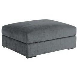 Polsterhocker Home Affaire "Casa XL, B: 101 cm", dunkelgrau, B:101cm H:52cm T:97cm, 100% Polyester, Hocker, Polsterhocker, Mega-Hocker, in Cord oder Chenille-Struktur, Federkern