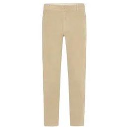 Chinohose Kronstadt "Chinohose KSEbben", Herren, Gr. XL, N-Gr, beige (wei&szlig; pepper), Obermaterial: 98% Baumwolle CO. 2% Elasthan EL., Hosen Chinohose