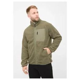 Fleecejacke Derbe "Kuschelby_Pocket", Herren, Gr. XXL, tea, Obermaterial: 100% Polyester, Basic, normal, Jacken Fleecejacke, Fleecejacke, weich, warm, l&auml;ssig