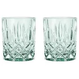 Whiskyglas Nachtmann "Whiskybecher Noblesse Fresh 295 ml 2er Set", gr&uuml;n (mint), 2 tlg., Glas, Trinkgef&auml;&szlig;e, Whiskyglas