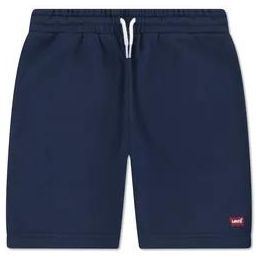 Levi's Sweatshorts LEVI'S KIDS "LVB MINI BATWING SHORTS", Jungen, Gr. 10 (140), N-Gr, marineblaus, Sweatware, Obermaterial: 60% Baumwolle, 40% Polyester, unifarben, normal kurz, Hosen Sweatshorts, for Boys