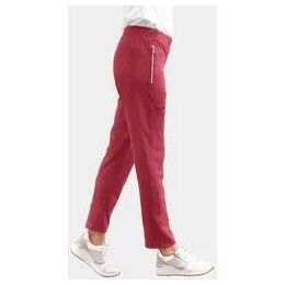 2-in-1-Hose GOLDNER "Kurzgr&ouml;&szlig;e Jogpant", Damen, Gr. 21, K-Gr, rot, Obermaterial: 91% Polyester PES. 9% Elasthan EL., normal, Hosen, Ohne