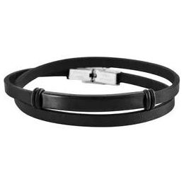 Adelia&acute;s Wickelarmband ADELIA ́S "Unisex Armband &ndash; Wickelarmband aus Leder 42 cm", schwarz, Armb&auml;nder, Damen, 42cm, Leder, Wickelarmband, Ein stilvolles Geschenk f&uuml;r besondere Momente