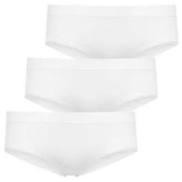 Slip Jockey "Slip Seamfree Hipster-Slips 3P 3er Pack", Damen, Gr. XXL, wei&szlig;, Obermaterial: 93% Polyamid PA. 7% Elasthan EL., Unterhosen Slip