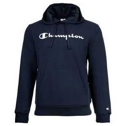 Sweatshirt Champion "Sweatshirt Hooded Sweatshirt Heavy Soft", Herren, Gr. XL, blau (dunkelblau), Obermaterial: 55% Baumwolle CO. 45% Polyester PES., Sweatshirts Sweatshirt