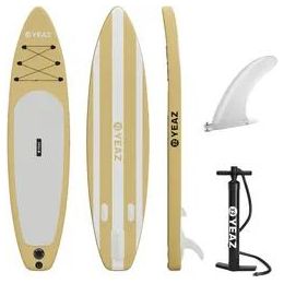 Inflatable SUP-Board YEAZ "SUP Board LE CLUB - EXOTRACE PRO -", gelb, Wassersportboards