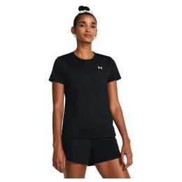 Trainingsshirt Under Armour "TECH SSC - SOLID", Damen, Gr. S, schwarz,, wei&szlig;, Obermaterial: 100% Polyester, Shirts, f&uuml;r vielseitige Aktivit&auml;ten, leichtes Material, atmungsaktiv
