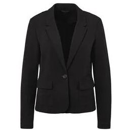 Jackenblazer GOLDNER "Kurzgr&ouml;&szlig;e Jersey-Blazer", Damen, Gr. 22, gr&uuml;n (aubergine), Obermaterial: 95% Polyester PES. 5% Elasthan EL., eng Sonstiges, Blazer, keine/nicht relevant