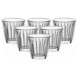 Espressoglas LA ROCH&Egrave;RE FRANCE "Espressogl&auml;ser Zinc 100 ml 6er Set transparent", bunt (transparent), 6 tlg., Glas, Trinkgef&auml;&szlig;e
