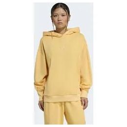 Kapuzensweatshirt Adidas SPORTSWEAR "W ALL SZN FT HD", Damen, Gr. M, seicta, Obermaterial: 100% Baumwolle, Sweatshirts