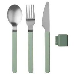 Besteck-Set Mepal "Besteck-Set Silueta", gr&uuml;n (nordic sage), Essbesteck-Sets