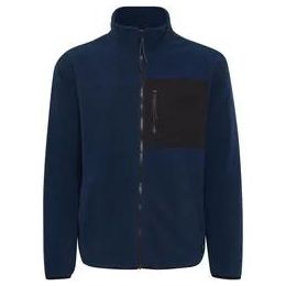 Fleecejacke Blend "Fleecejacke BHSweatshirt", Herren, Gr. S, blau (marineblaus), Obermaterial: 100% Polyester PES., Jacken Fleecejacke