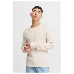 Strickpullover Blend "BHPullover", Herren, Gr. 3XL, peyote, Grobstrick, 80% Polyacryl, 20% Nylon, meliert, Basic, regular fit normal, Rundhals, weit, Pullover Strickpullover, Klassischer Grobstrickpullover mit Rundhalsausschnitt