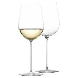 Schott Zwiesel Wei&szlig;weinglas ZWIESEL GLAS "Wei&szlig;weingl&auml;ser VUELO 517 ml 2er Set transparent", bunt (transparent), B:8,9cm H:23,7cm &Oslash;:8,9cm, Glas, Trinkgef&auml;&szlig;e, Wei&szlig;weinglas, Sp&uuml;lmaschinengeeignet