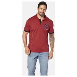Poloshirt Jan Vanderstorm "Poloshirt ARKHOLM", Herren, Gr. XXL, rot, Obermaterial: 100% Baumwolle CO., Shirts