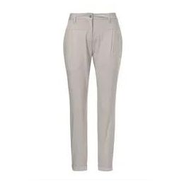 Madeleine Mode Chinohose MADELEINE "Hose Chino-Hose mit Bundfalten", Damen, Gr. 38, N + K Gr, blau (kitt), Obermaterial: 98% Baumwolle CO (CMIA). 2% Elasthan EL., Modern, normal, Hosen Chinohose