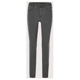 Madeleine Mode Regular-fit-Jeans MADELEINE "Jeggings Denim-Leggings mit Schlupfbund", Damen, Gr. 44, N-Gr, grau, Obermaterial: 57% Baumwolle CO. 21% Lyocell CLY. 17% Polyester PES. 5% Elasthan EL., Modern, Jeans