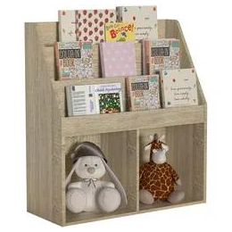 Standregal Vcm "Holz Kinderregal B&uuml;cherregal Kinder Regal Besira M", braun (honig, eiche), Regale, Standregal