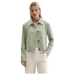 Marc O'Polo Lederjacke MARC O'POLO "aus softem Ziegenleder", Damen, Gr. 36, fresh sage, Obermaterial: 100% Leder (Ziege); Futter: 100% Polyester, unifarben, slim fit, Jacken