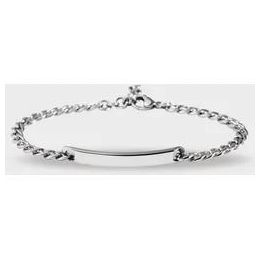 Adelia&acute;s Armband ADELIA ́S "Damen Armband &ndash; Panzerarmband aus Edelstahl 21 cm", silber, Armb&auml;nder, Damen, 21cm, Edelstahl, Armband, Perfekt zum Verschenken an besondere Menschen