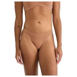 String Sloggi "ZERO Feel Pure String", Damen, Gr. XL, beige (nostalgic braun), Single Jersey, Obermaterial: 54% Modal, 24% Polyamid, 22% Elasthan, Unterhosen String, nat&uuml;rlich und unsichtbar