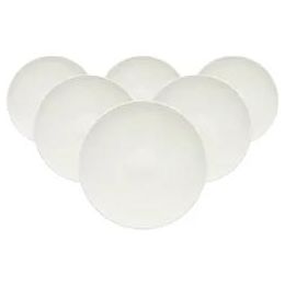 Villeroy & Boch Speiseteller VILLEROY & BOCH "Coupeteller Royal &oslash; 33 cm 6er Set wei&szlig;", wei&szlig;, Speiseteller, Speiseteller