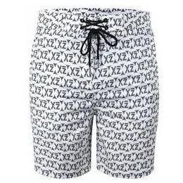 Badeshorts YEAZ "Badeshorts DAZZERS", Herren, Gr. XXL, US, wei&szlig;, Obermaterial: 97% Polyester PES. 3% Elasthan EL., Badehosen Badeshorts