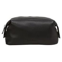 Marc O'Polo Beautycase MARC O'POLO "aus edlem Rindleder", Herren, Gr. B/H/T: 24cm x 13cm x 10cm, schwarz, Leder, unifarben, Taschen