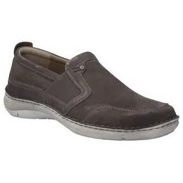 Slipper Josef Seibel "New Anvers 71, granit", Herren, Gr. 41, grau (granit), Obermaterial: 100% Rindsleder Leather cow., Schuhe Slipper