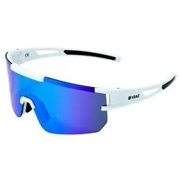 Sportbrille YEAZ "Sport-Sonnenbrille Bright White/Blue SUNSPARK", Damen, blau, Sonnenbrillen