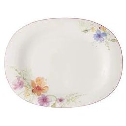 Villeroy & Boch Servierplatte VILLEROY & BOCH "Servierplatte Mariefleur Basic 34 x 26 cm bunt", bunt, L:34cm, Porzellan, Servierplatten, Servierplatte