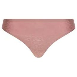 String Chantelle "String THONG LACE 1er Pack", Damen, bunt (pink (leo shimmer)), Obermaterial: 80% Polyamid PA. 20% Elasthan EL., Unterhosen String