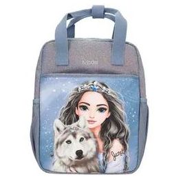 Rucksack Depesche "Rucksack WOLF TOPModel 12 x 20 x 27 cm blau", Kinder, Gr. B/H/T: 26cm x 32cm x 13cm, blau, Polyester, Rucks&auml;cke Rucksack