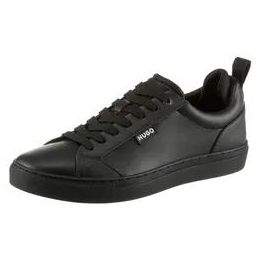 HUGO BOSS Sneaker HUGO BLUE "Morrie_tenn", Herren, Gr. 40, schwarz, Lederimitat, Schuhe Sneaker, Schn&uuml;rschuh, Halbschuh, Freizeitsneaker in dezentem Look