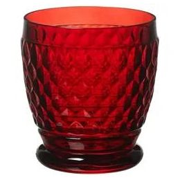 Villeroy & Boch Whiskyglas VILLEROY & BOCH "Becher Boston Coloured 330 ml", rot, Glas, Trinkgef&auml;&szlig;e, Whiskyglas