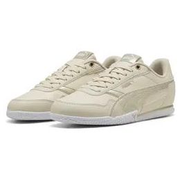 Sneaker Puma "Bella Donna Metallic Whisper Sneakers Damen", Herren, Gr. 38, alpine snow gold wei&szlig;, Obermaterial: Synthetik, Textil. Futter: Textil. Innensohle: Textil. Laufsohle: Gummi, Schuhe Sneaker