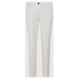 Madeleine Mode Chinohose MADELEINE "Hose Chino-Hose mit B&uuml;gelfalten", Damen, Gr. 42, N + K Gr, wei&szlig; (perlwei&szlig;), Obermaterial: 98% Baumwolle CO (CMIA). 2% Elasthan EL., Modern, normal, Hosen Chinohose