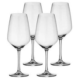 Villeroy & Boch Rotweinglas VILLEROY & BOCH "Rotweingl&auml;ser Voice Basic 500 ml 4er Set transparent", bunt (transparent), Glas, Trinkgef&auml;&szlig;e, Rotweinglas