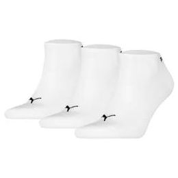 Sneakersocken Puma "Socken Cushioned Sneaker 3P 3er Pack", Damen, Gr. 43-46, wei&szlig;, Obermaterial: 83% Baumwolle CO. 16% Polyamid PA. 1% Elasthan EL., Socken Sneakersocken