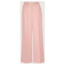 Madeleine Mode Culotte MADELEINE "Culotte-Hose Culotte mit B&uuml;gelfalten", Damen, Gr. 18, N + K Gr, rosa (puderros&eacute;), Obermaterial: 73% Polyester PES. 23% Viskose CV. 4% Elasthan EL., Modern, normal, Hosen Culotte