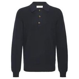 Longsleeve Casual Friday "Strickpullover CFABEL", Herren, Gr. 3XL, blau (schwarz navy), Obermaterial: 39% Baumwolle CO. 34% Polyester PES. 27% Viskose CV., Shirts