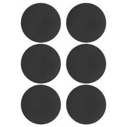 Villeroy & Boch Pizzateller VILLEROY & BOCH "Teller Manufacture Rock &oslash; 32.0 cm 6er Set schwarz", schwarz, Speiseteller